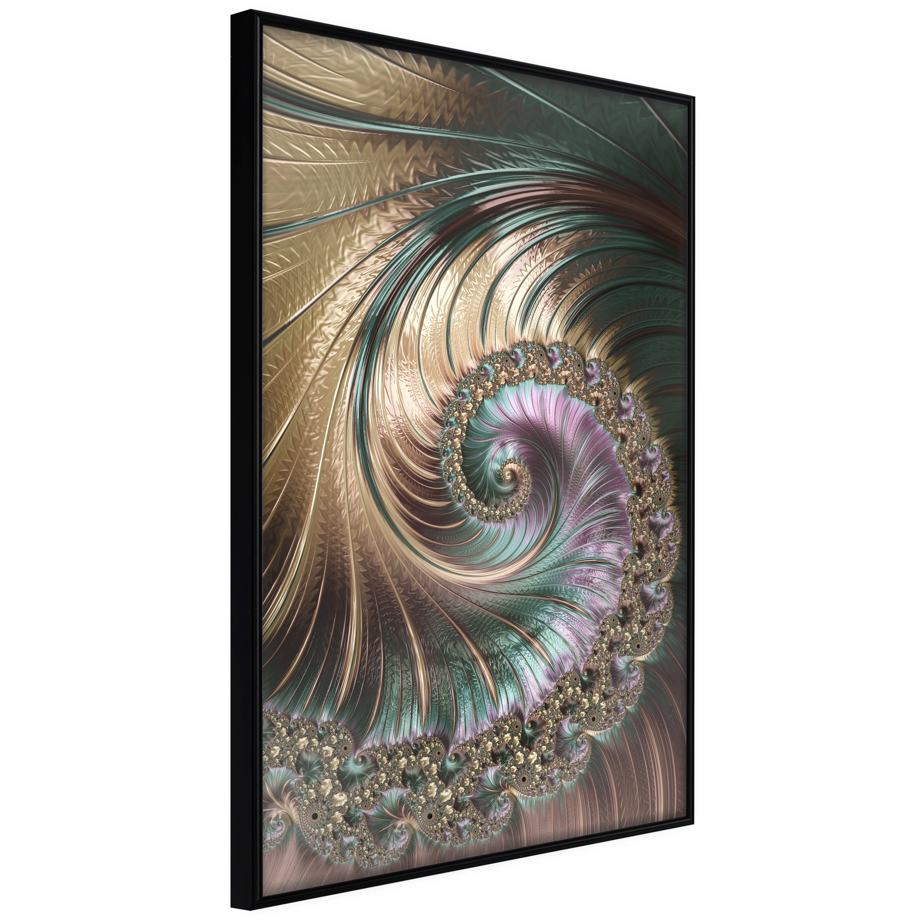 Poster et affiche - Iridescent Spiral - 30x45 | Leroy Merlin