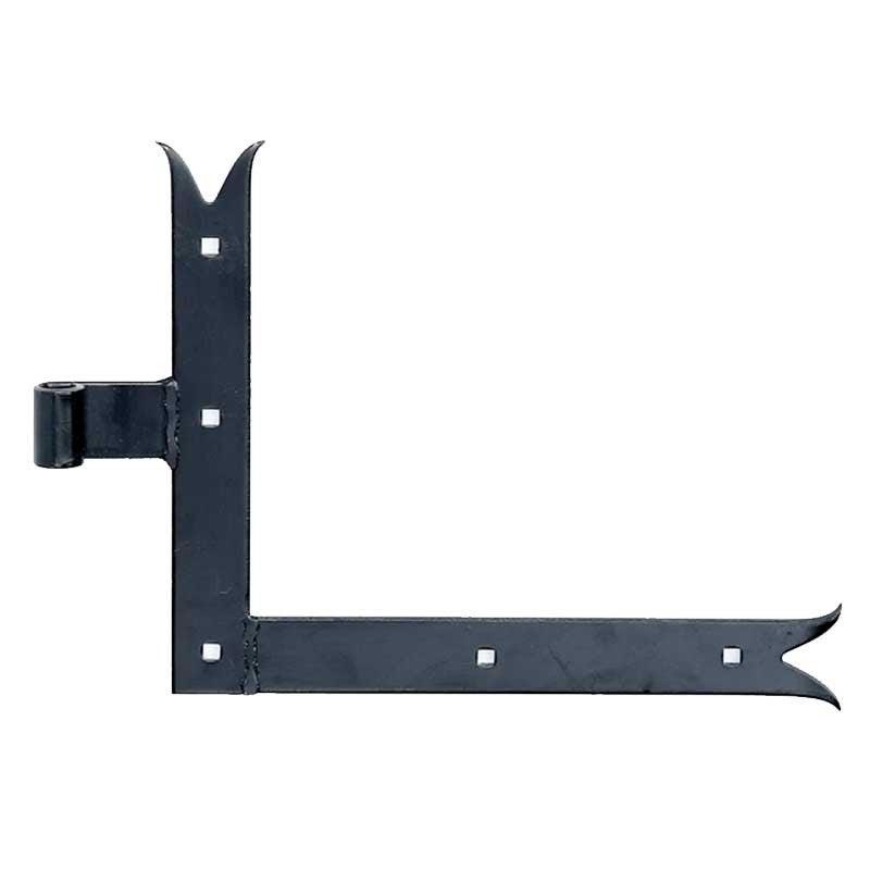 Penture équerre queue de carpe noir 250 x 300 - Alberts | Leroy Merlin