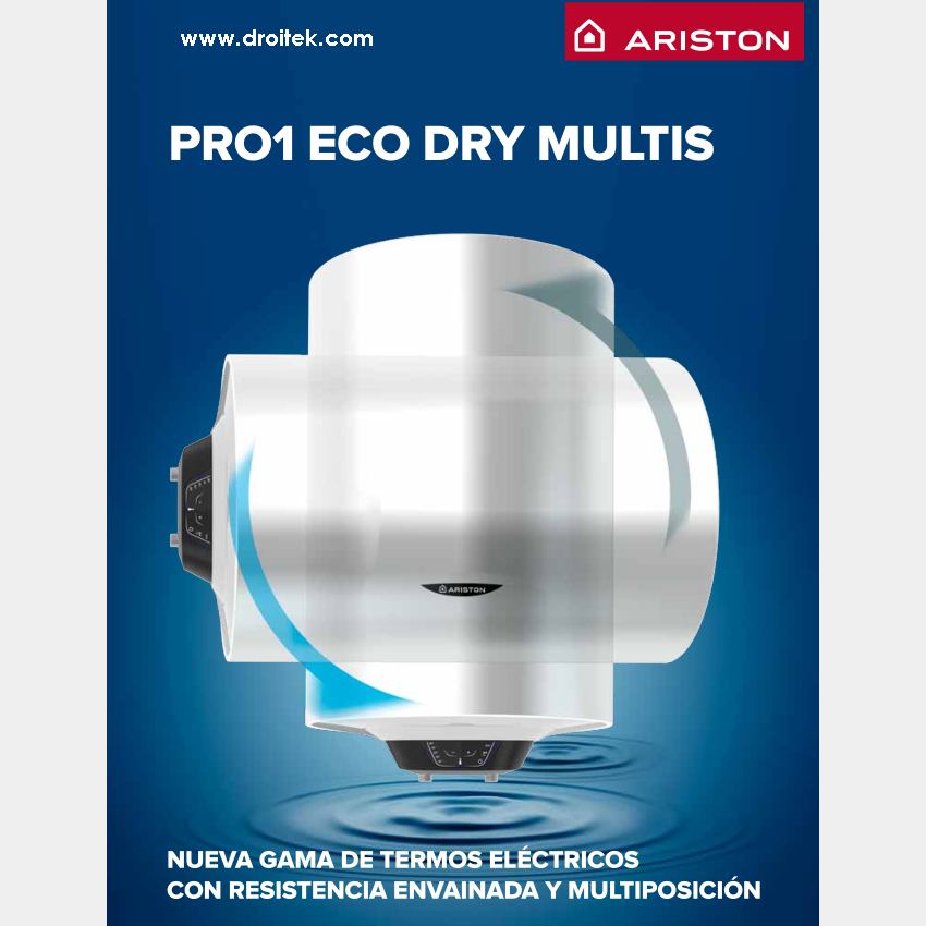 Ariston Multis 50 Dry Slim termo eléctrico | Leroy Merlin