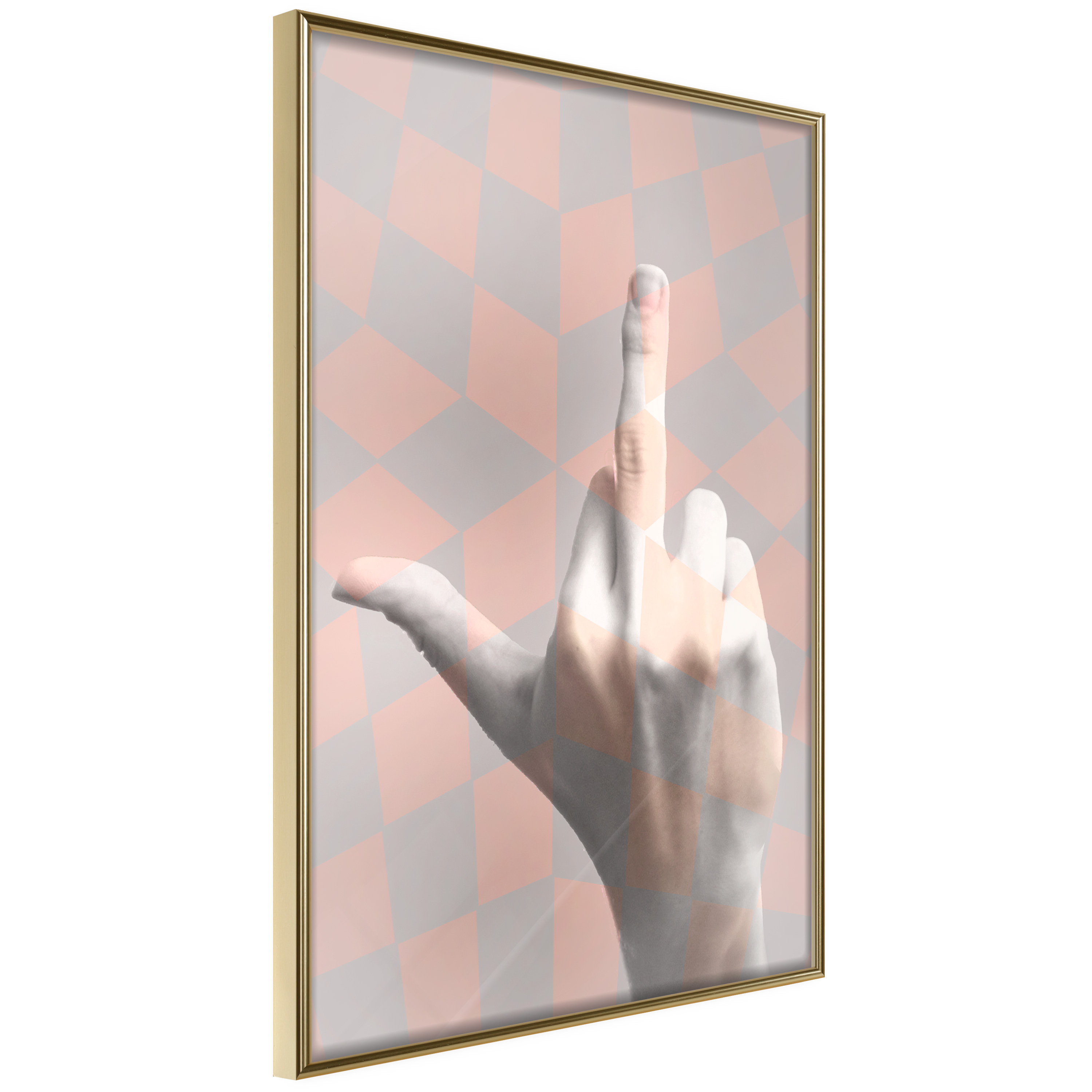 Poster et affiche - Middle Finger 40x60 cm | Leroy Merlin