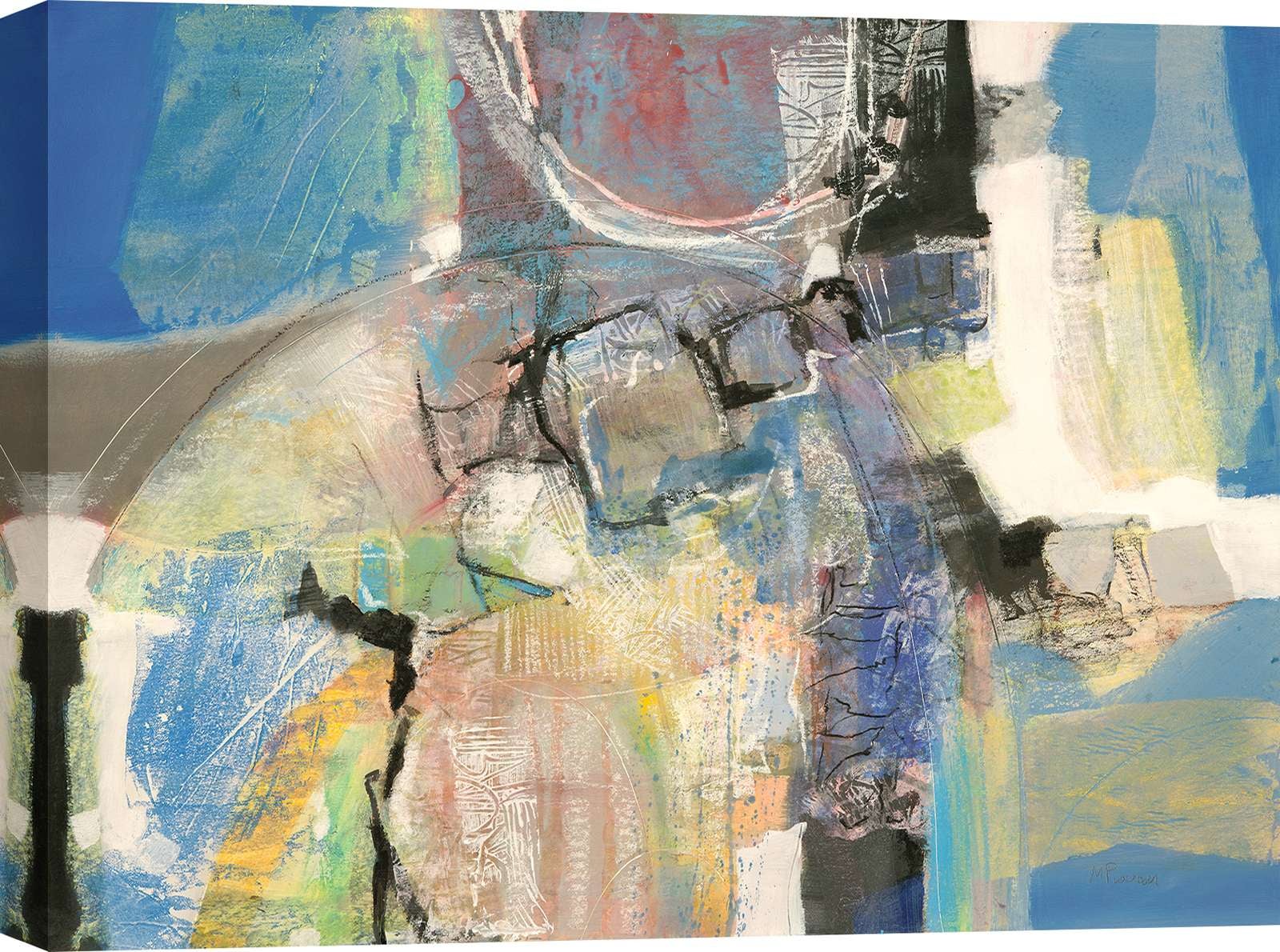 Pintura abstracta moderna - impresión sobre lienzo - Maurizio Piovan ...