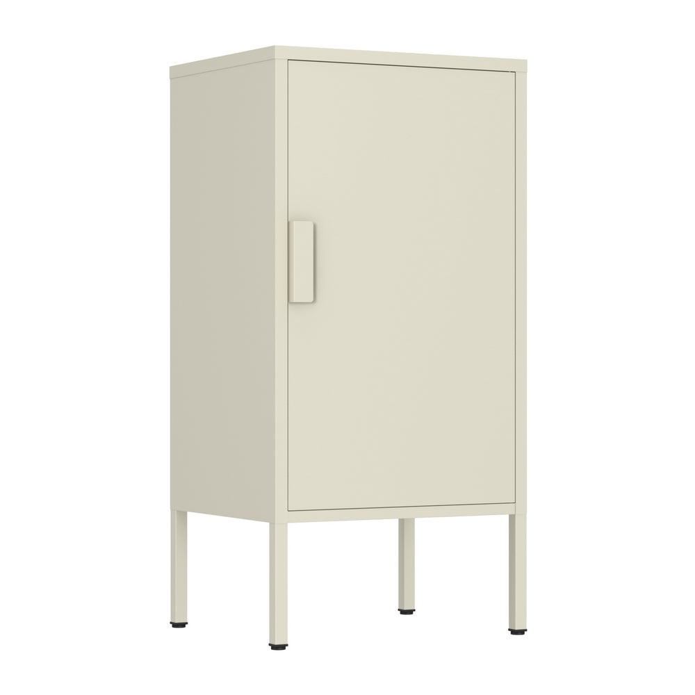 Meuble bas en métal à 1 porte, 35 x 46 x 72 cm, ivoire | Leroy Merlin
