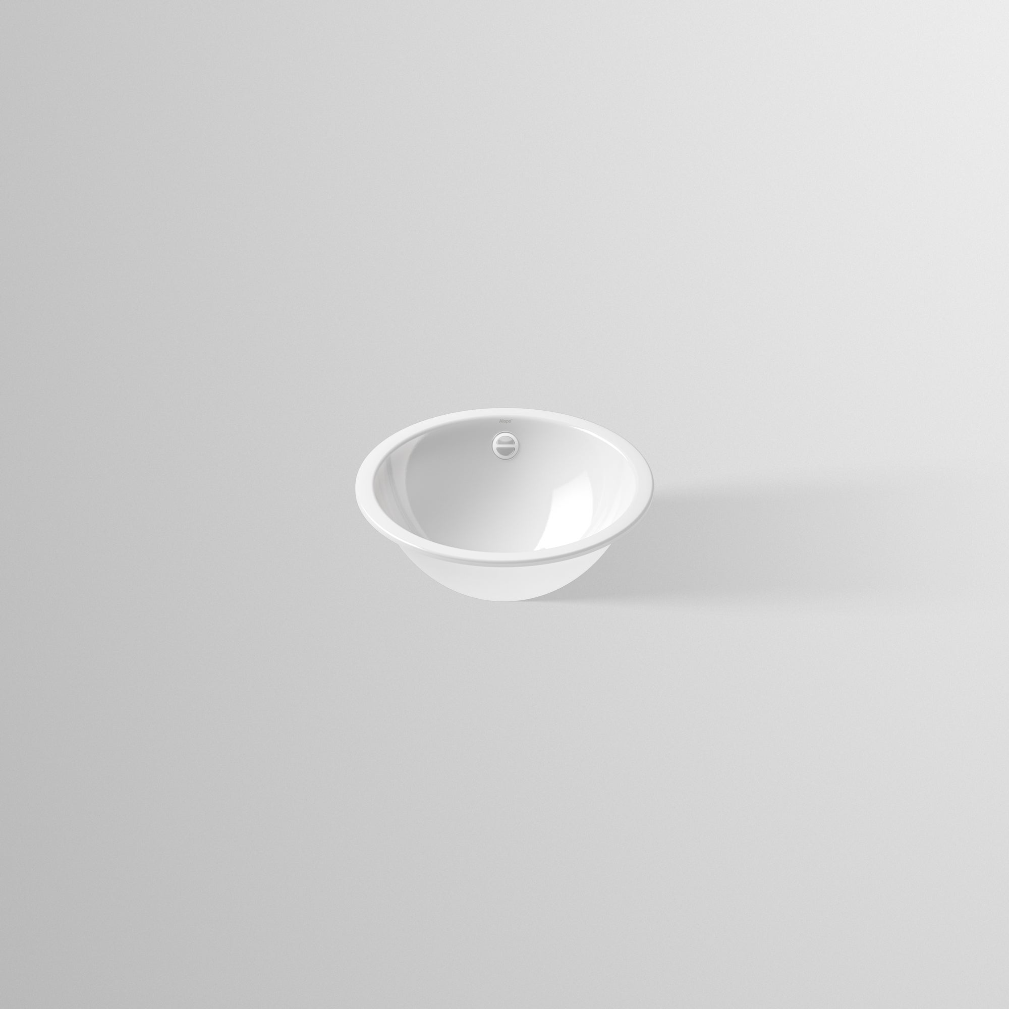 Vasque à encastrer Alape EB.K400, ronde Ø 40,0cm, 2001000000, blanche ...