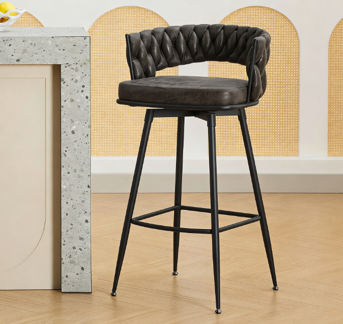 1 paquet Un tabouret de bar pivotant, un tabouret de bar moderne en ...