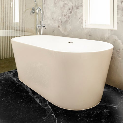 Revêtement de sol - Noir, 1000 x 5000 mm | Leroy Merlin