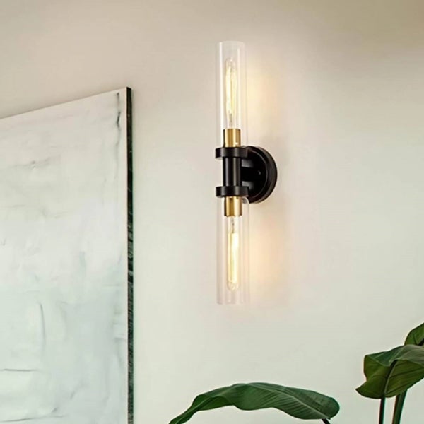 Luminaire Murale Moderne - Barre d'Éclairage Salle de Bain Verre - Tube ...