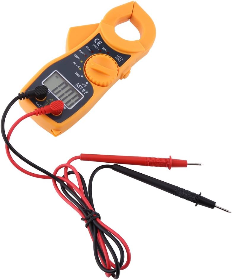 Pinza amperometrica digitale, voltmetro AC/DC, amperometro, ohmmetro ...