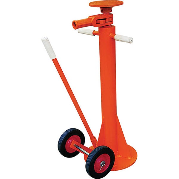 Vérin stabilisateur 45000kg plaque d'appuie Ø 204 mm - TJ50 | Bricoman