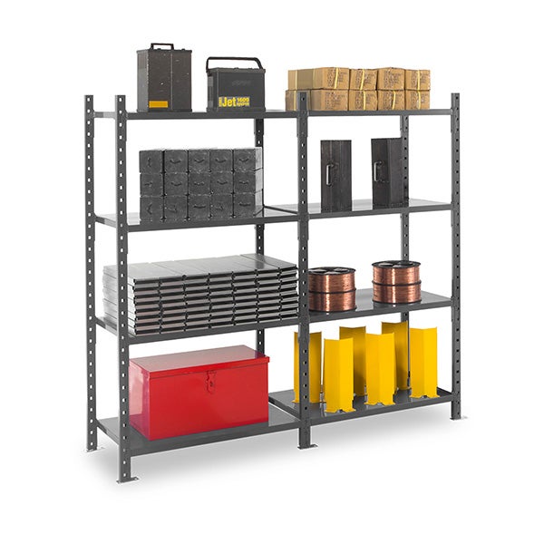 Rayonnage tôlée 4 niveaux - Module de départ - 2000x1010x800mm - Charge ...