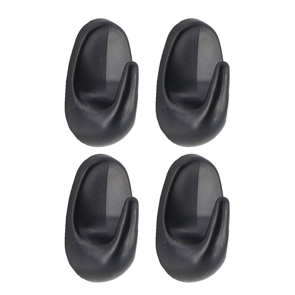 Set de 4 crochets abs 3m - noir - Tendance | Leroy Merlin
