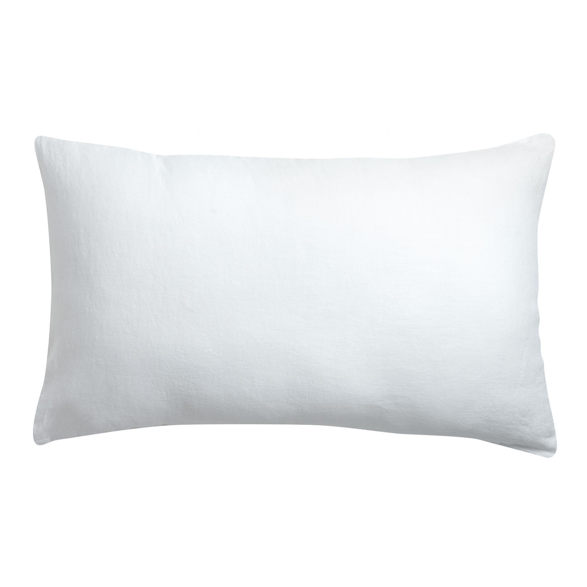 Taie d'oreiller Kala blanc 50 x 75 cm Vivaraise | Leroy Merlin