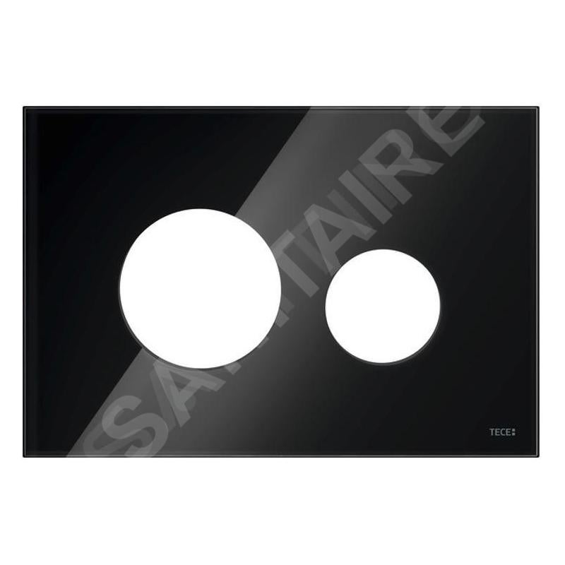 Tece TECEloop - Couvercle de commande de chasse d'eau TECEloop, verre noir 9240674 | Leroy Merlin