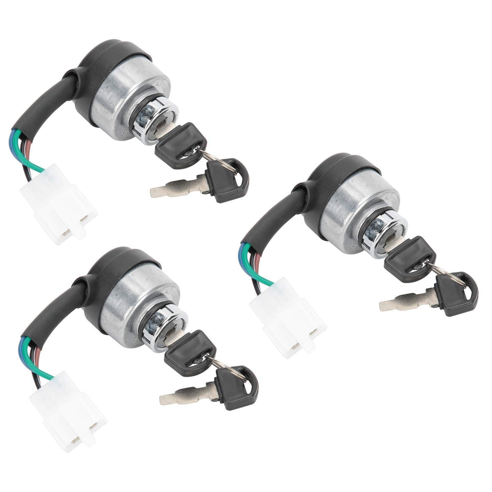 Juego de 3 cerraduras de puerta eléctricas, interruptor de encendido de ...