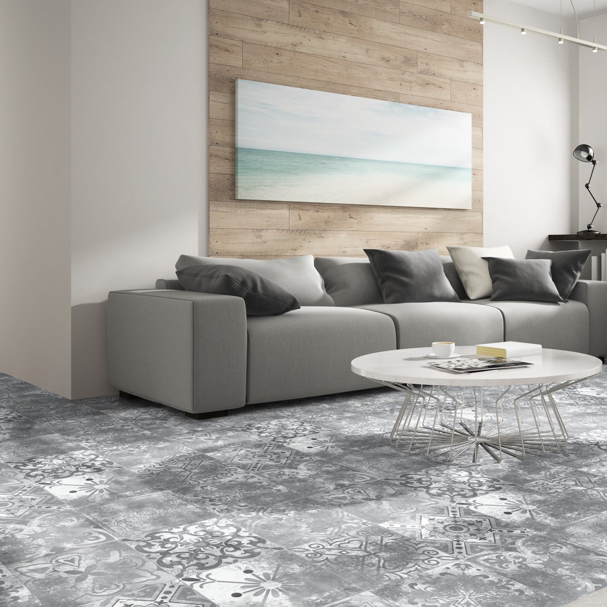 Stickers Sol Anti-dérapant avec Protection - SOL CARREAUX DE CIMENT ...