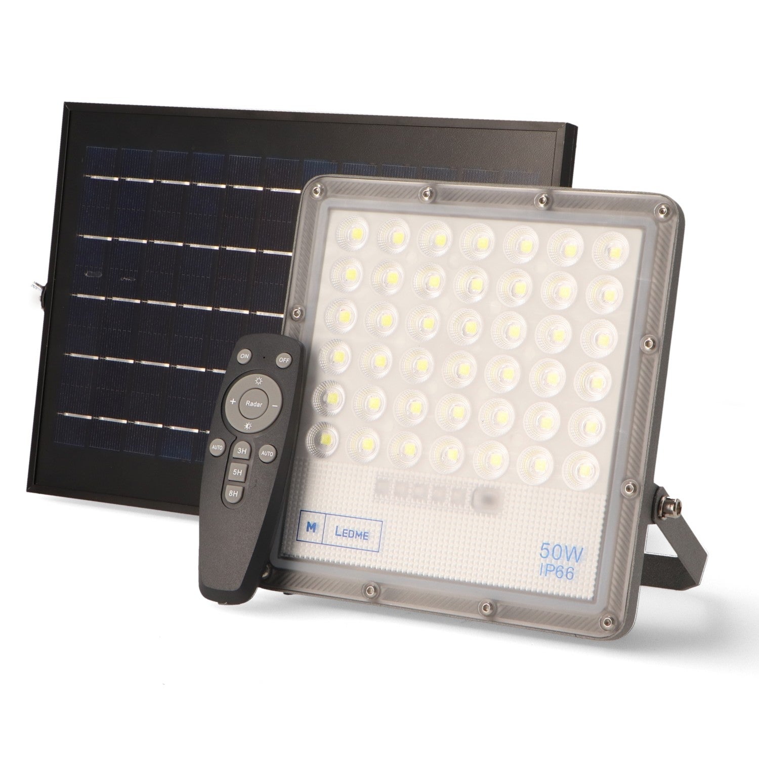 Projecteur LED Solaire 100W | Leroy Merlin