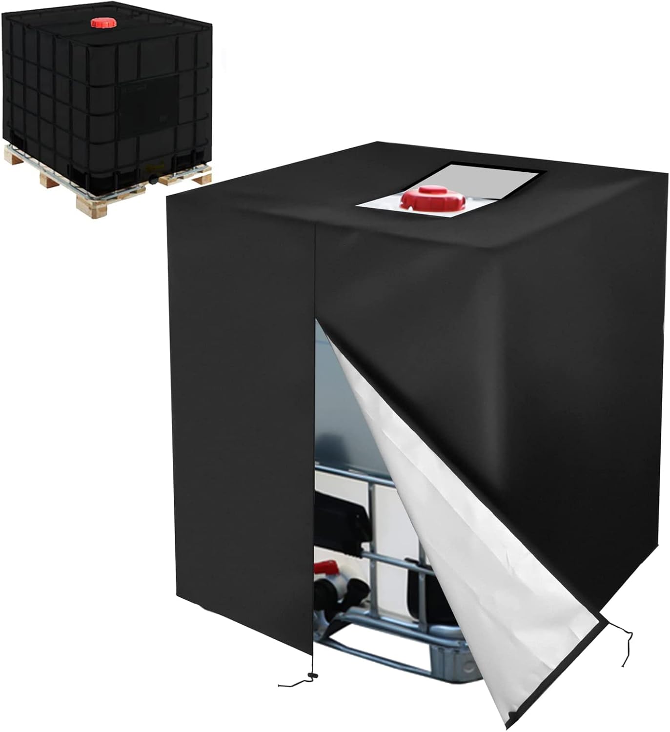 Housse de protection pour réservoir d'eau IBC 1000 L, imperméable ...