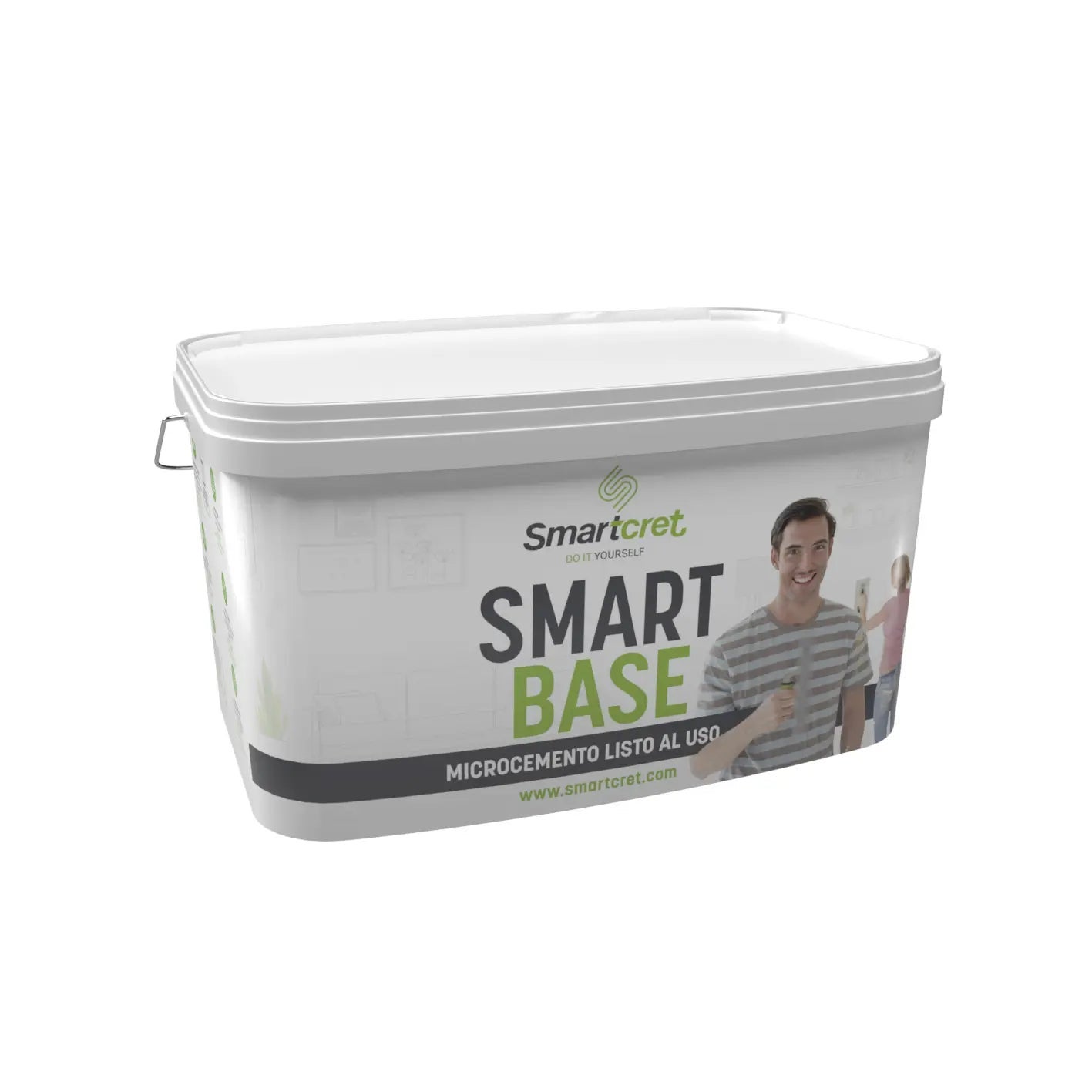 Microciment prêt à l'emploi Smart Base 6 kg. Couleur H2 | Leroy Merlin