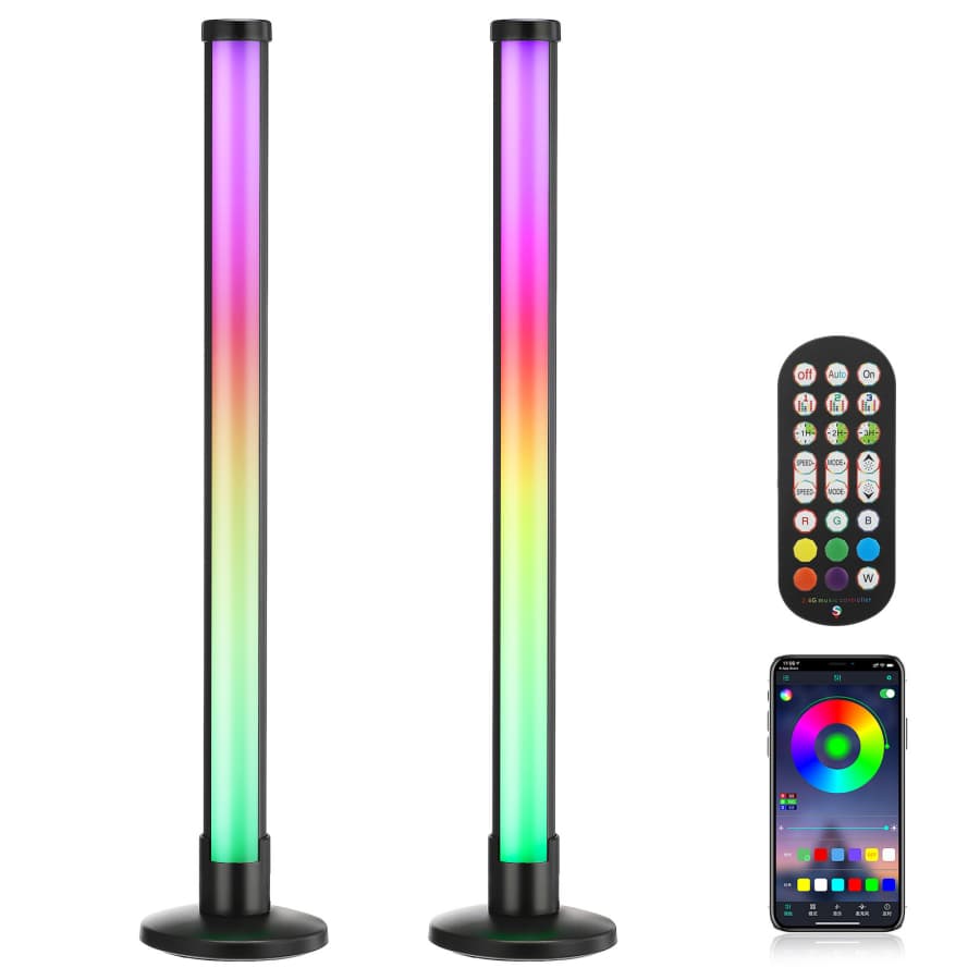 Barre LED intelligente (lot 2) : RVB, synchro musicale, rétro TV ...