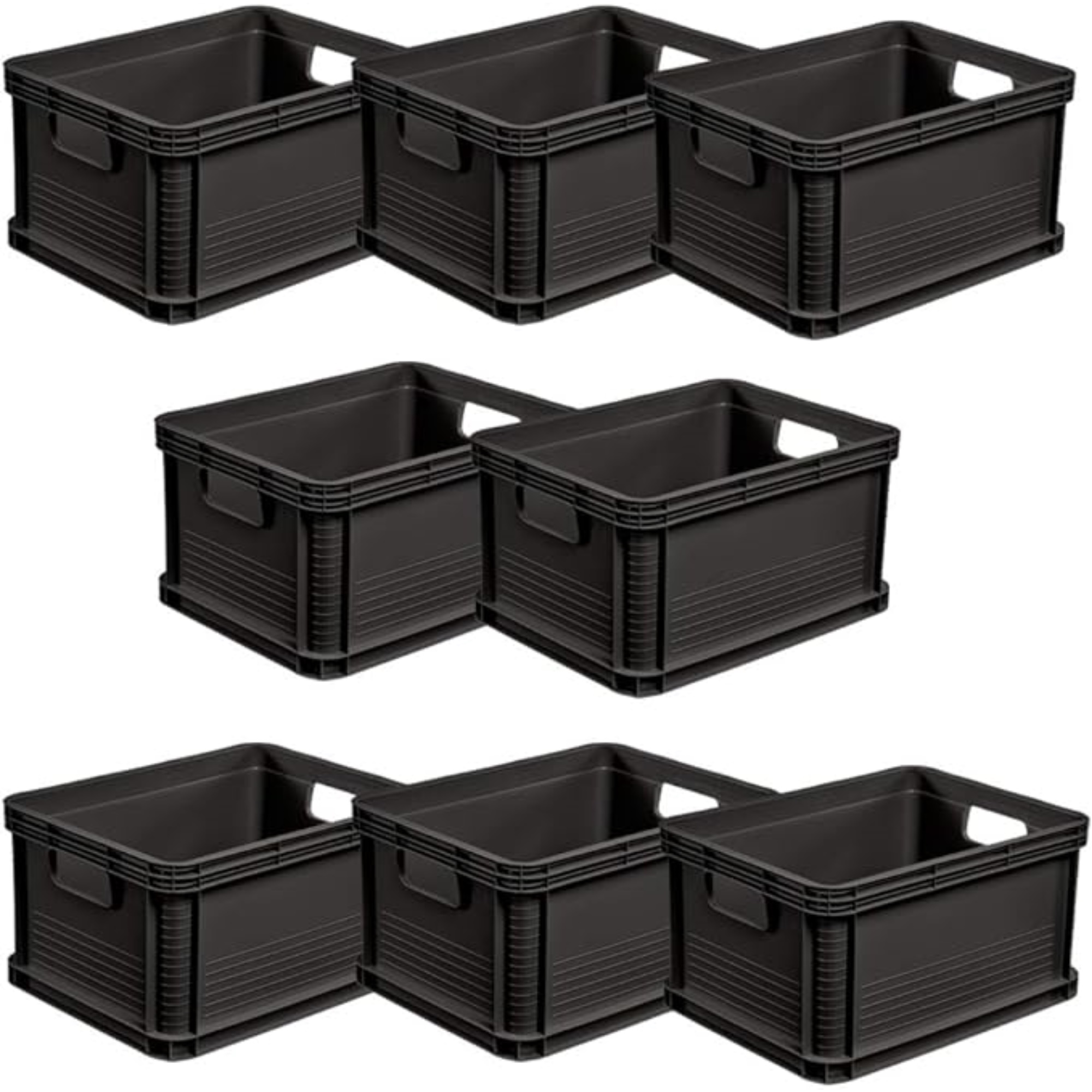 KEEEPER Robusta Juego de Cajas de Transporte, Resistente a ácidos y ...