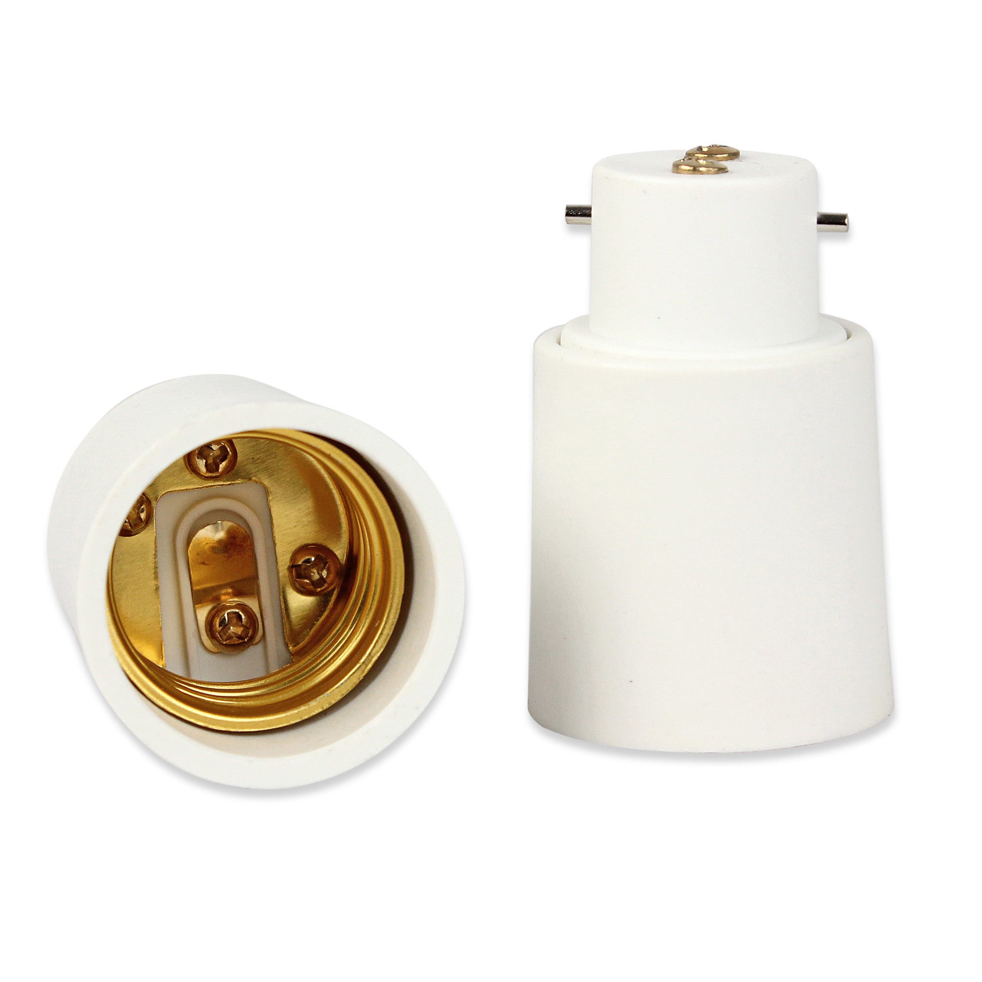 FISHTEC Adaptateur de Douille B22 vers E27 - Lot 2 Convertit le Culot l ...