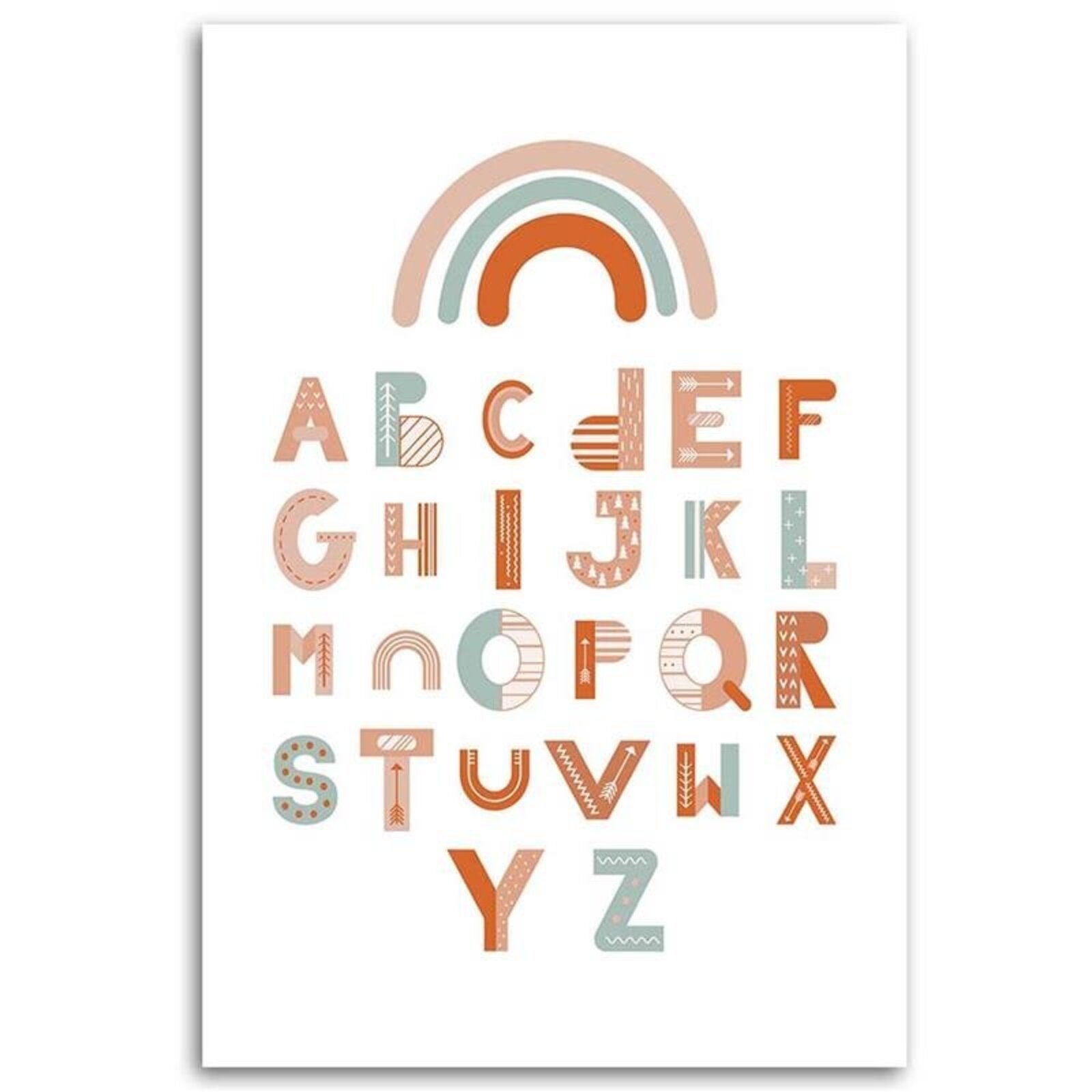Tableau alphabet - 80 x 120 cm | Leroy Merlin