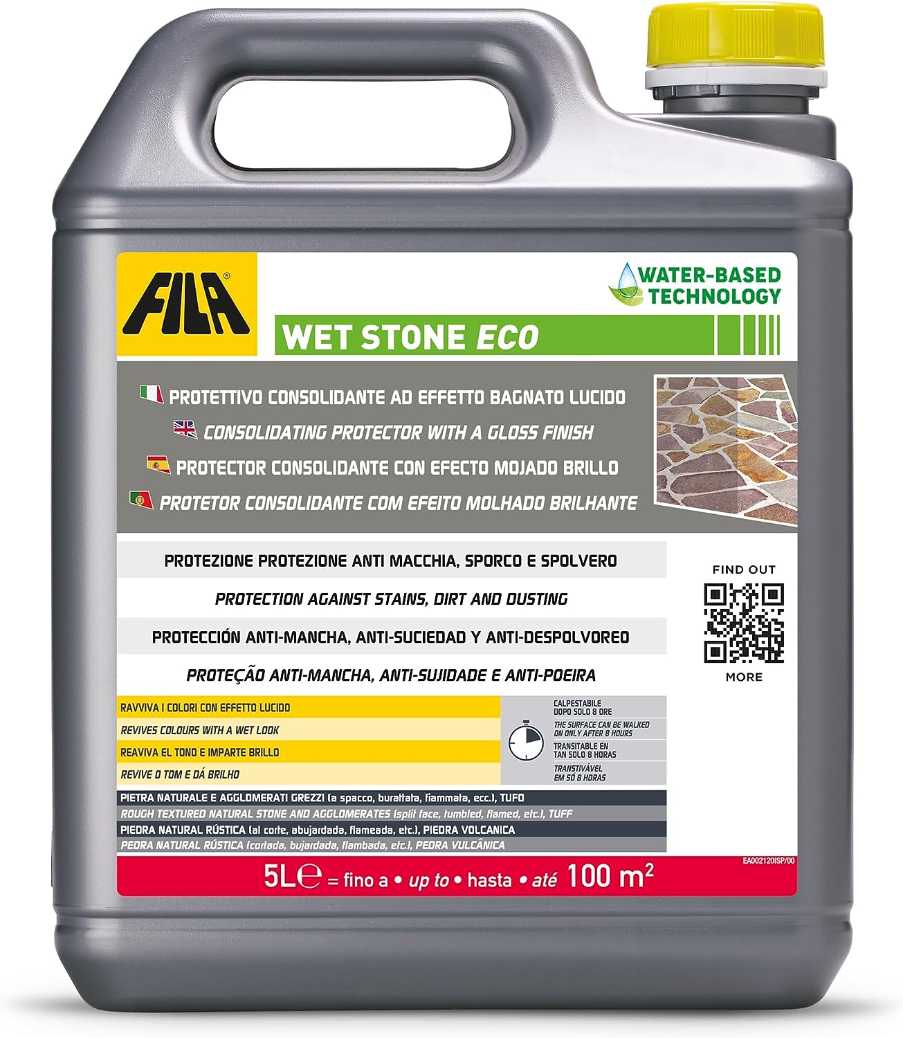 FILA 60900005ISP WET STONE ECO Protector Consolidante Efecto Mojado 5 ...