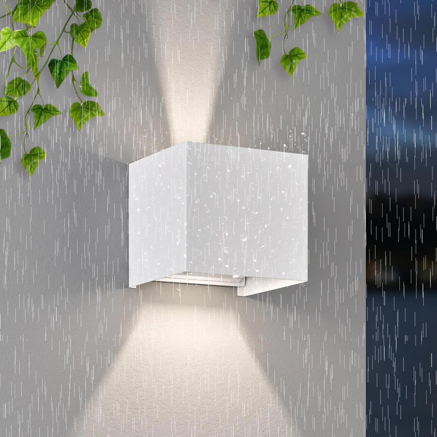 Applique Esterno 12W LED, Lampada Parete Esterno Interno Impermeabile ...