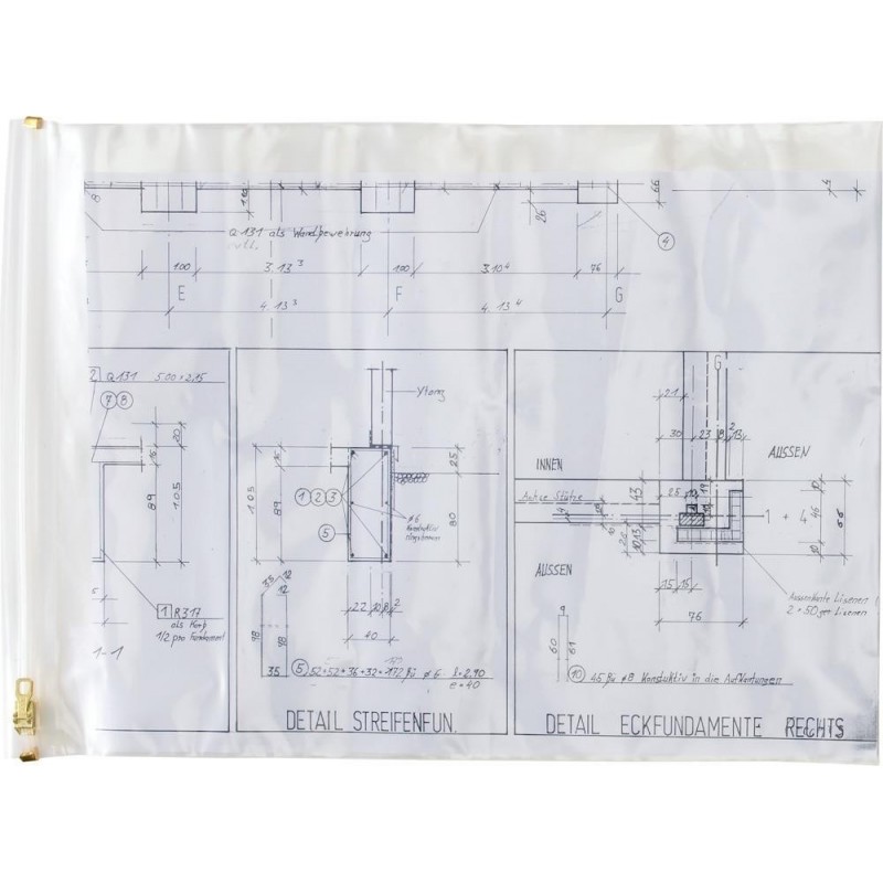 Pochette de protection pour plan 900 x 1250mm (A0) | Leroy Merlin