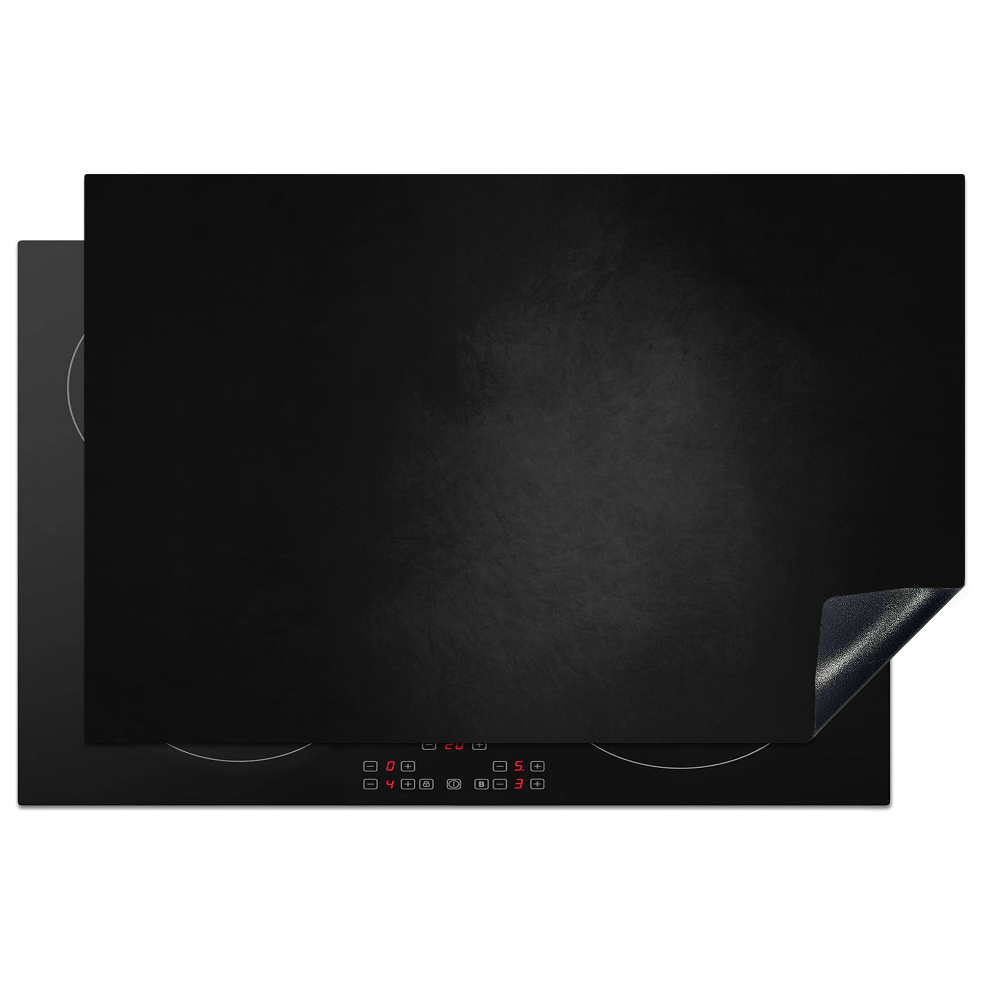 PROTÈGE-PLAQUE, PLAQUE DE CUISSON, CÉRAMIQUE Béton - Noir - Gris ...
