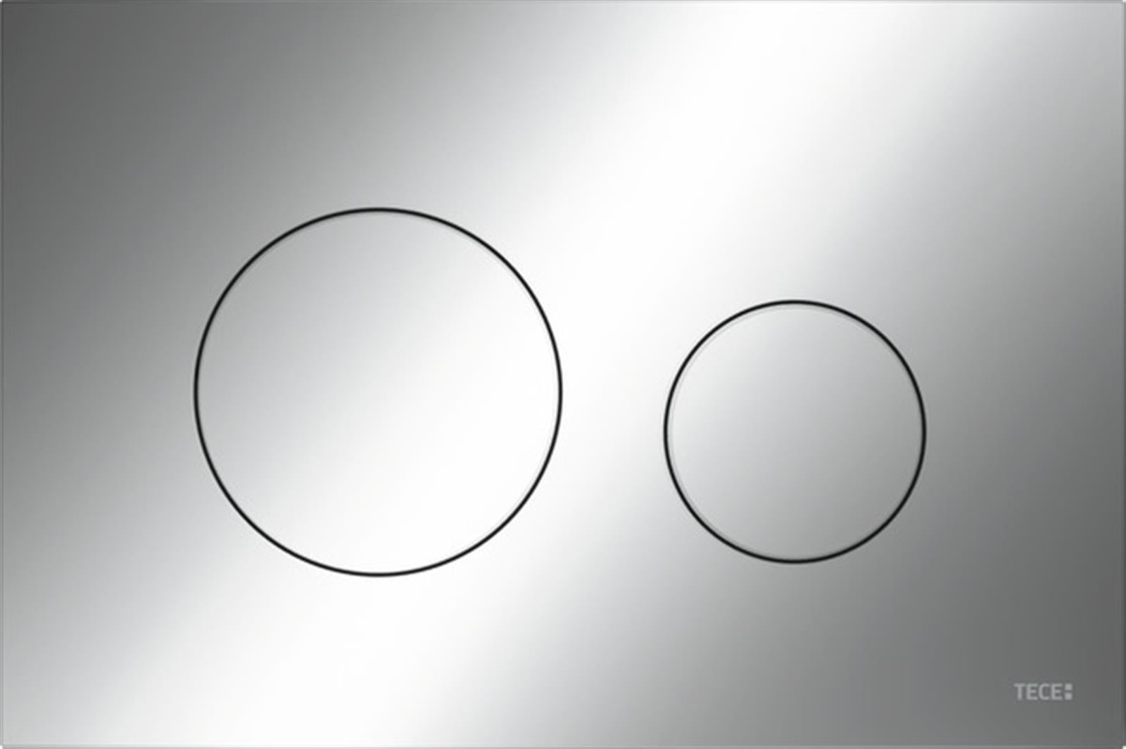 TECE Placa de accionamiento para WC TECEloop, plástico, para tecnología de doble descarga ...