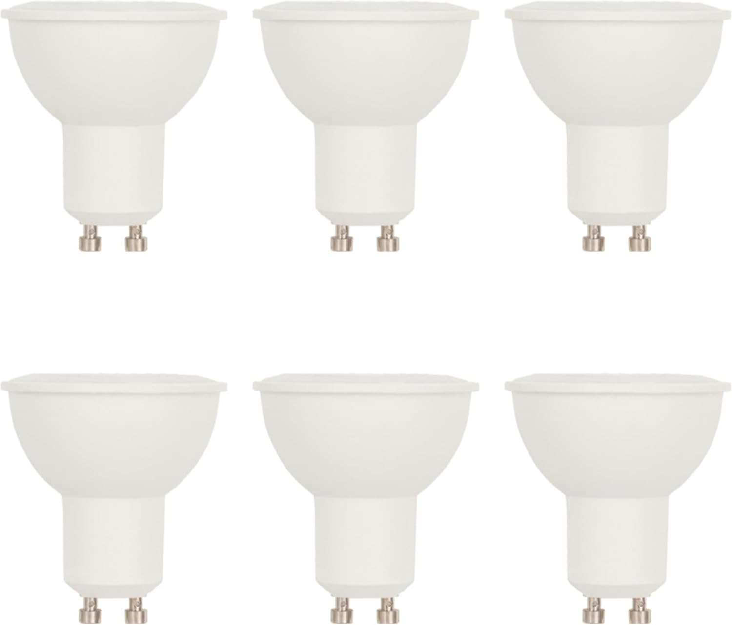 Confezione da 6 lampadine LED GU10 da 5W (attacco piatto) - Temperatura ...