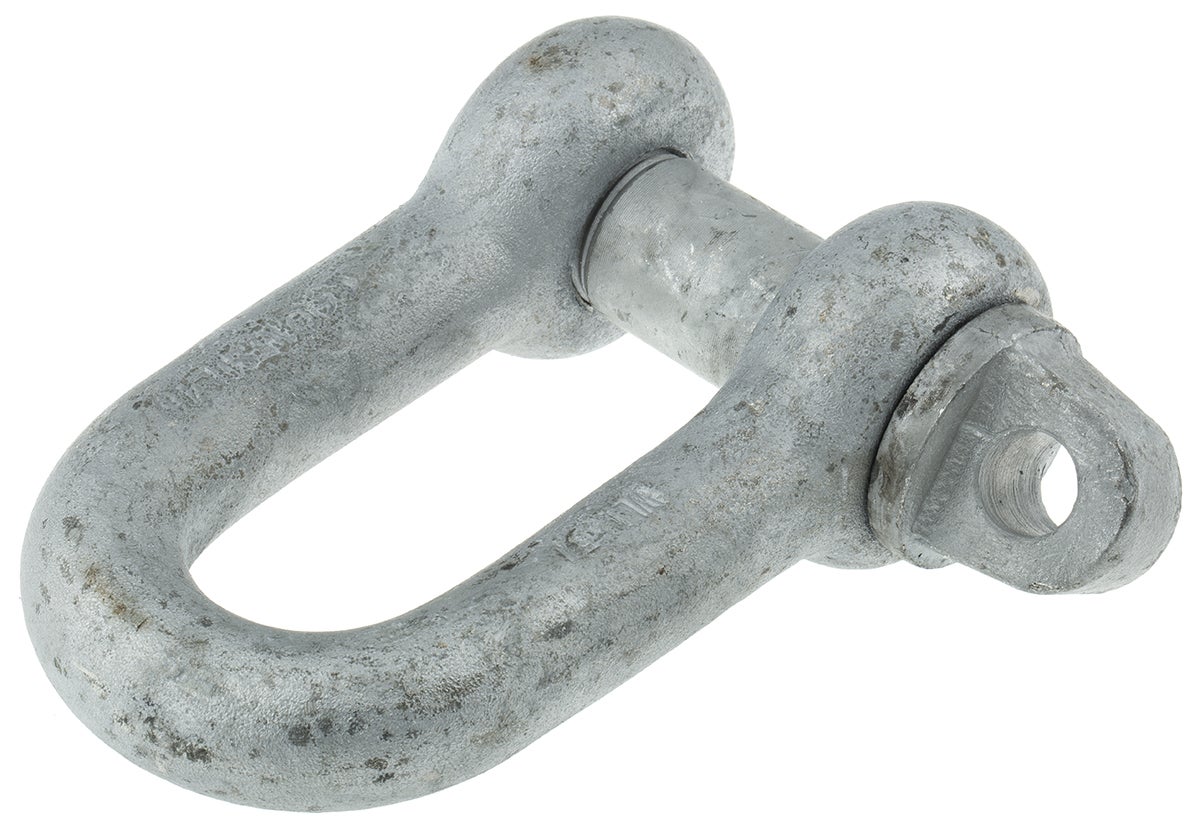 Manille En D En Acier Zingué, 5.5t | Leroy Merlin