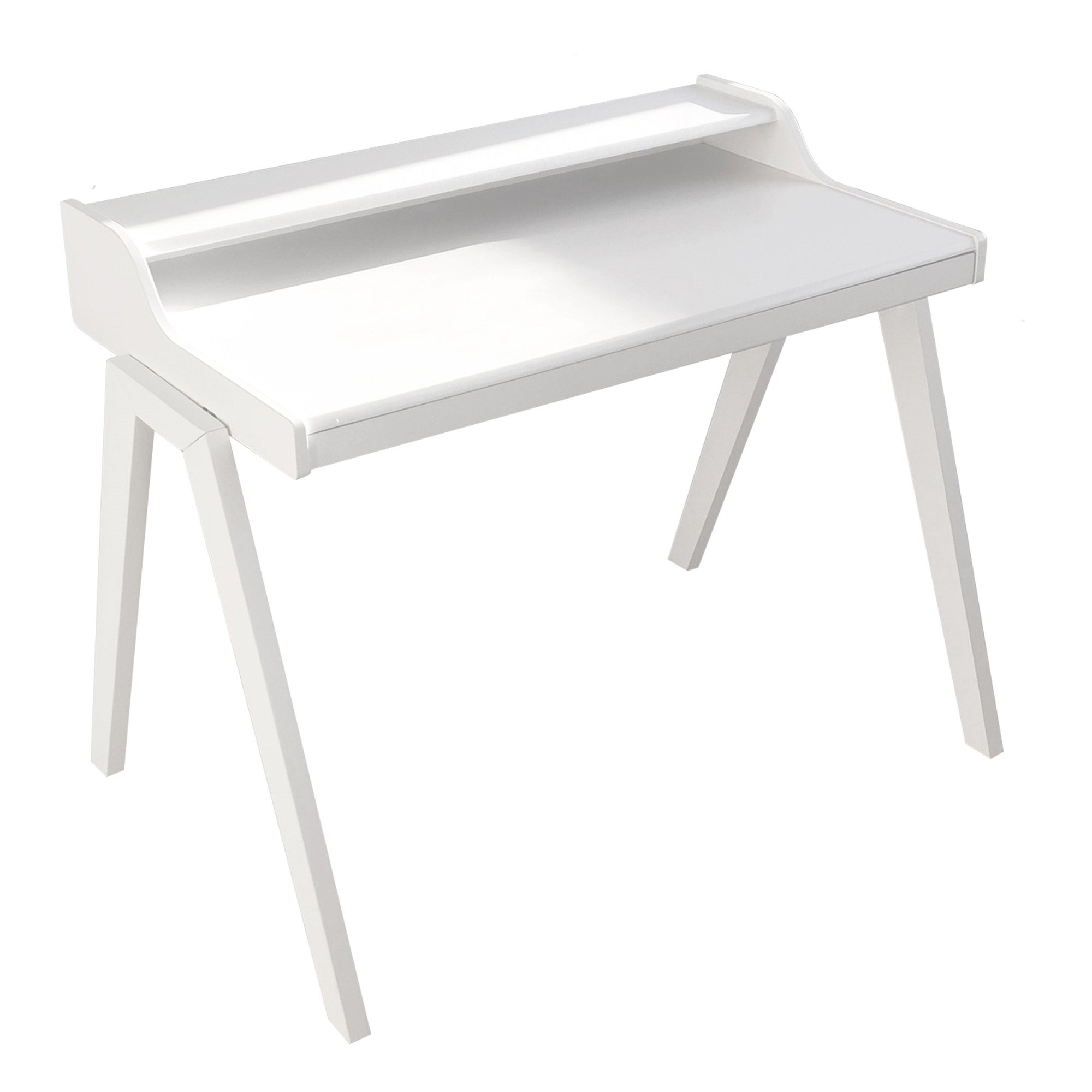 Table de bureau D.110x86x75cm en bois blanc | Leroy Merlin