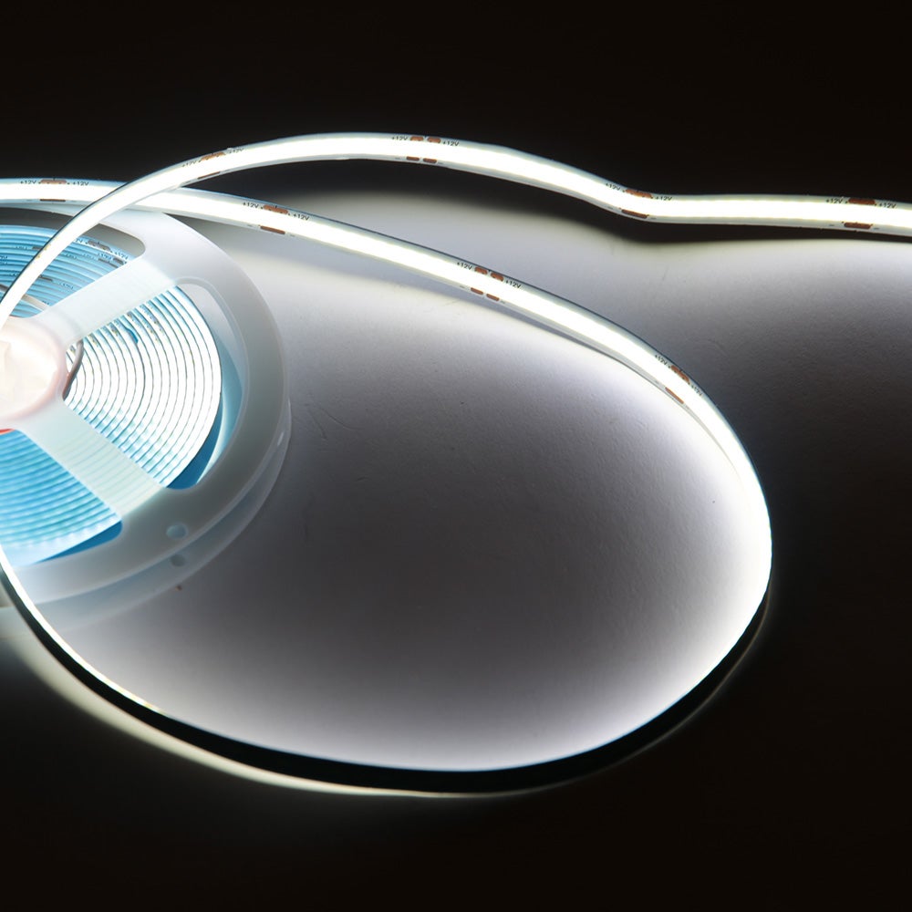 Tira de 320 LEDs/M 50W 5000Lm CRI90 4200ºK COB 24VDC IP20 8mm Ancho x5M ...