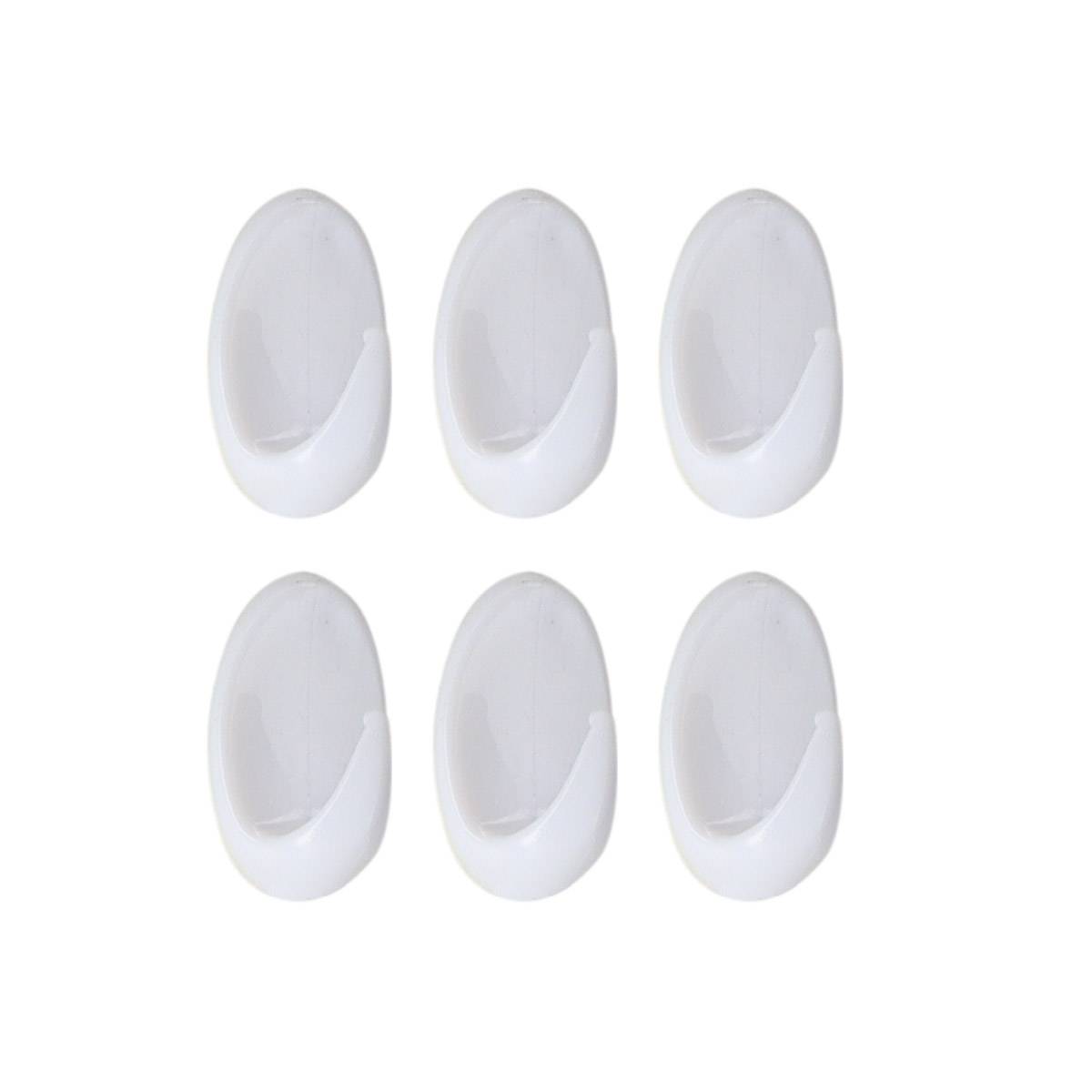 Set de 6 crochets abs 3m - blanc - Tendance | Leroy Merlin