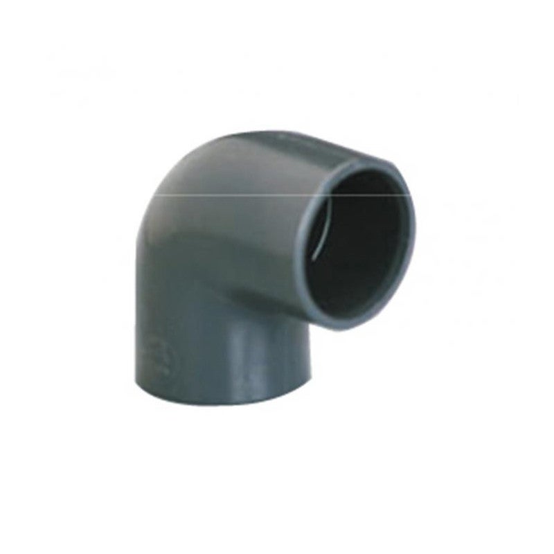 Coude simple 90° PVC pression FF | Bricoman