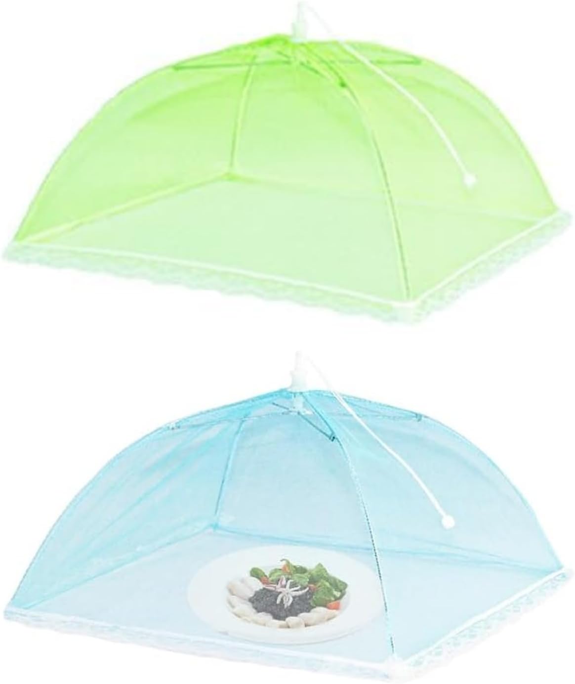 Cloche Alimentaire Pliable - 2 Pièces Housse Anti-Mouches en Maille ...