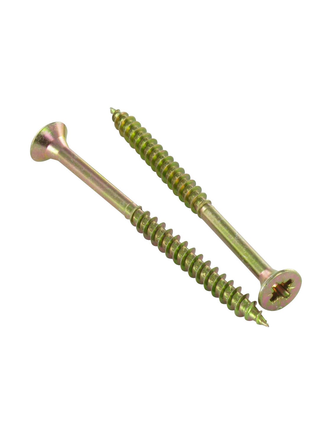 VBA Vis bois agglo Tête fraisée TF Pozi N°2 5X90 Filetage partiel ...