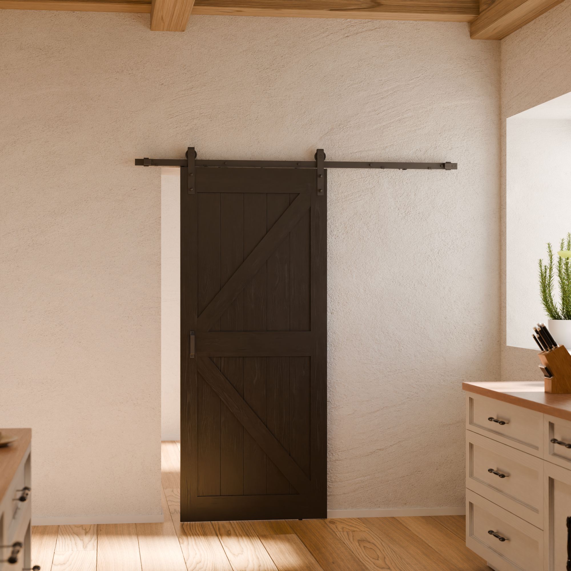 Schulte porte coulissante en bois, 90x215cm, porte intérieure pleine ...