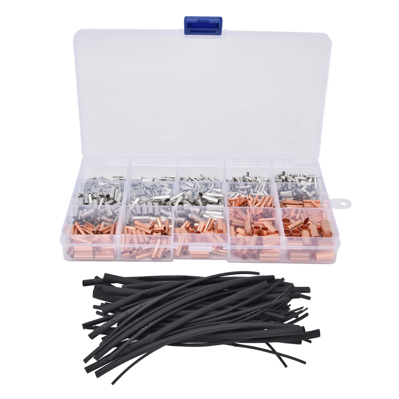 Kit de 970 embouts de câbles en alliage PVC et laiton non isolés pour ...