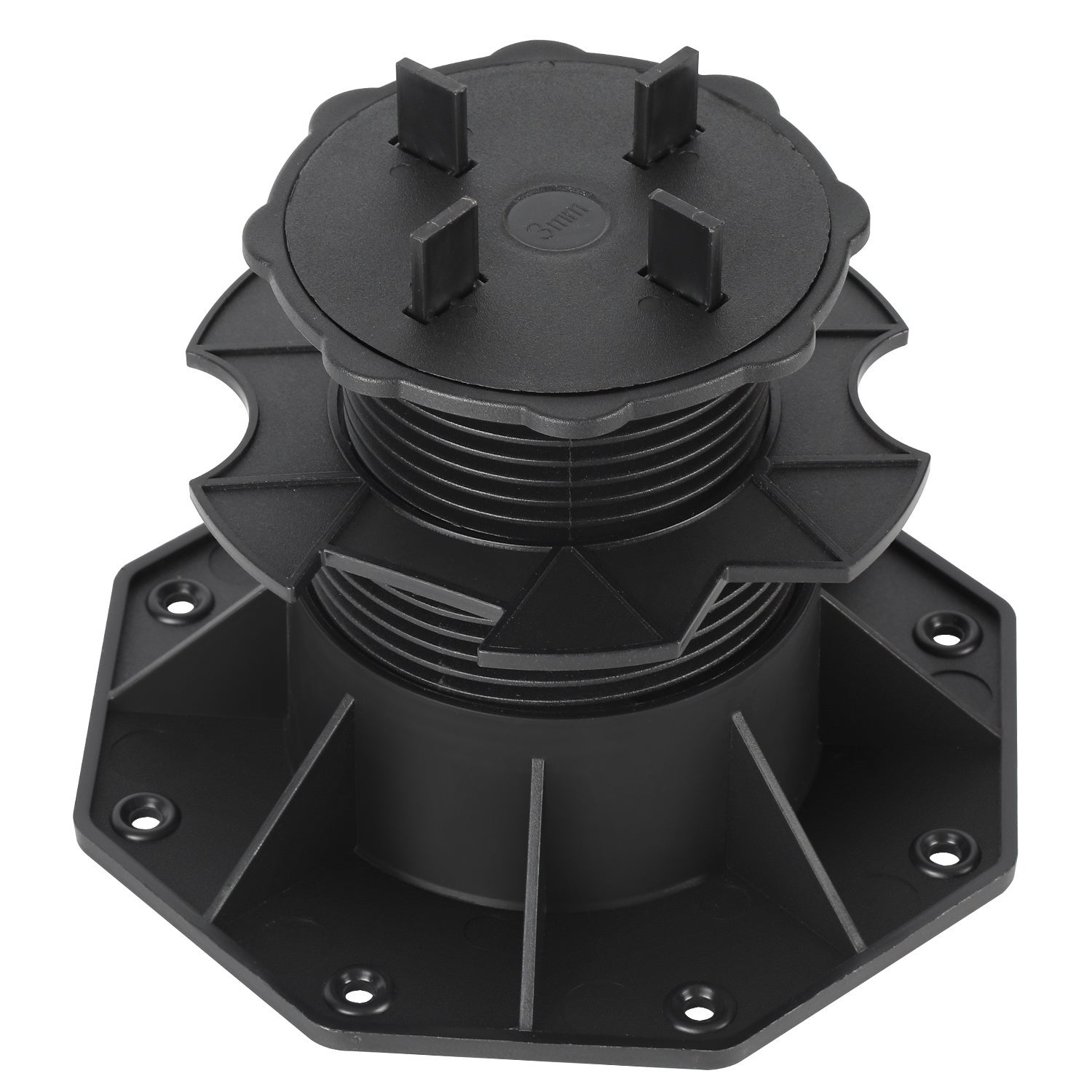 100X Supports Stelzlager réglables pour terrasse et jardin 40-70 mm ...