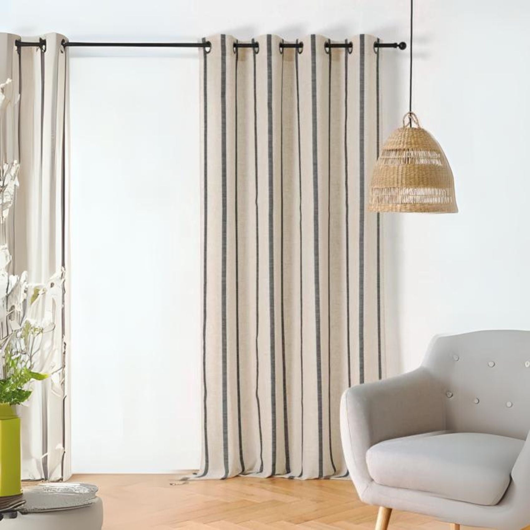 Rideau raye au meilleur prix