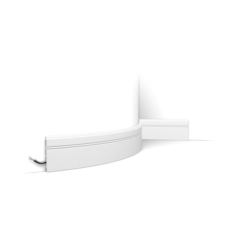 Plinthe flexible et moderne avec cannelures SX105F | Leroy Merlin
