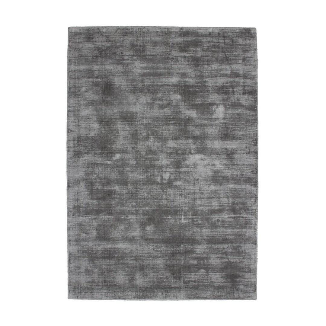 Tapis uni contemporaine en viscose Argenté 140x200 KRUGER | Leroy Merlin