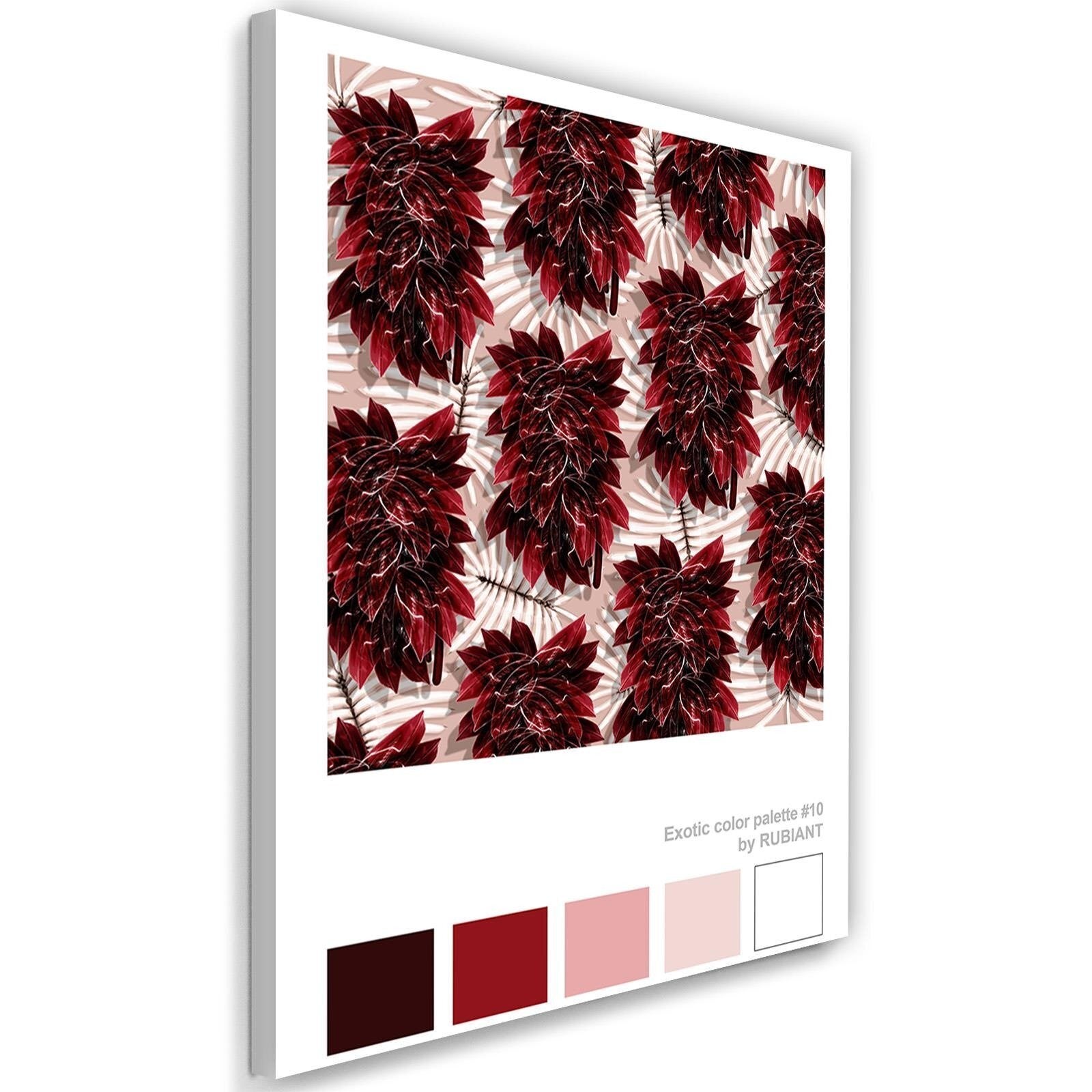 Tableau xxl laisse image décor exotique rouge | Leroy Merlin