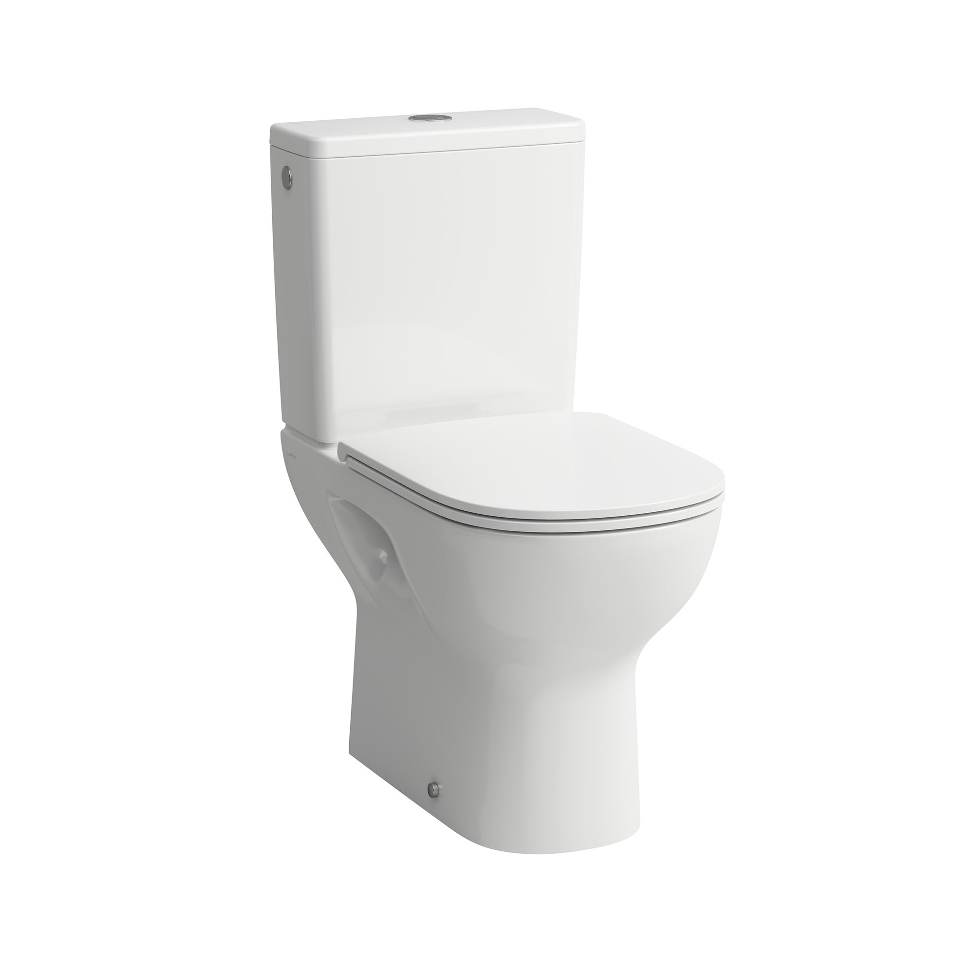 Laufen Lua WC au sol, sortie verticale, sans rebord, 650x360x420mm ...