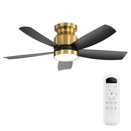 Ventilateur de Plafond avec Lumière LED 42” - Silencieux - 3 Couleurs ...