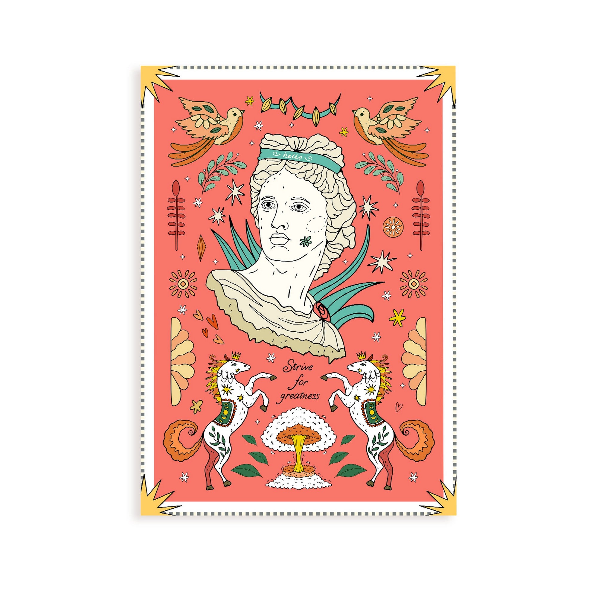 Affiche Se Battre Pour La Grandeur Tableaux Décoratifs Pour Votre Salon ...