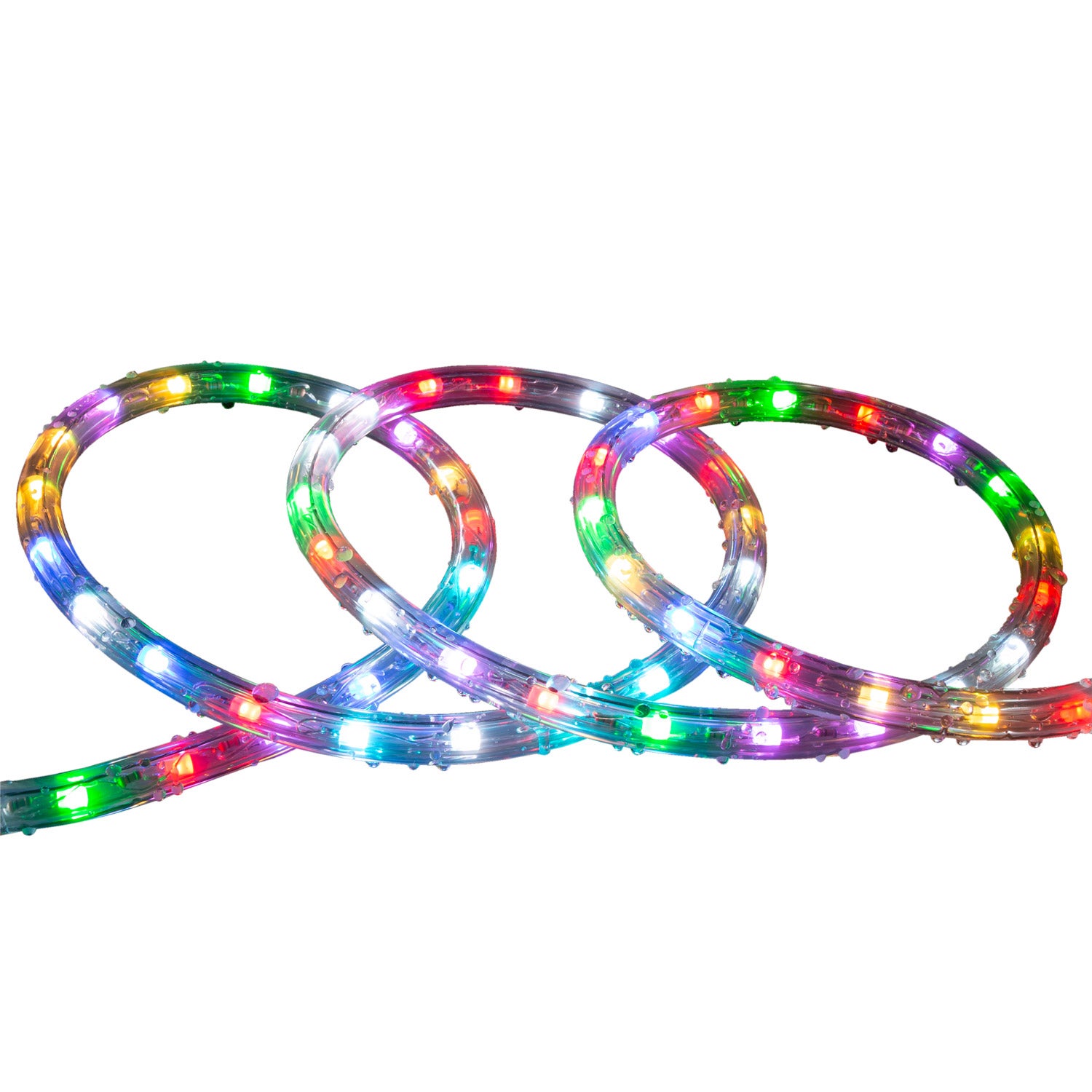 Ledkia Manguera LED Redonda 220V AC 36 LED/m RGB IP65 Corte 100 cm a Medida RGB 15 m | Leroy Merlin