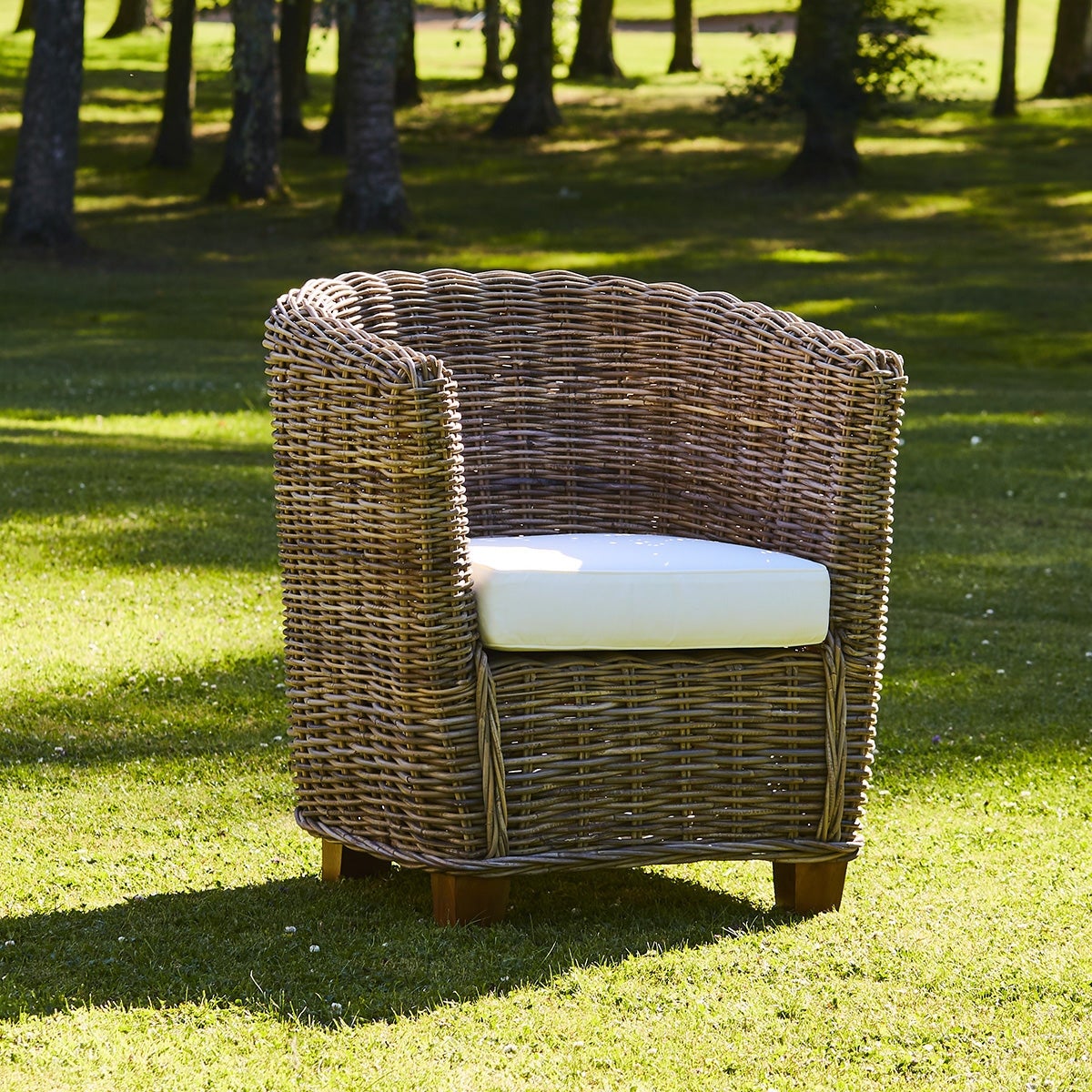 Fauteuil rond de jardin en kubu | Leroy Merlin